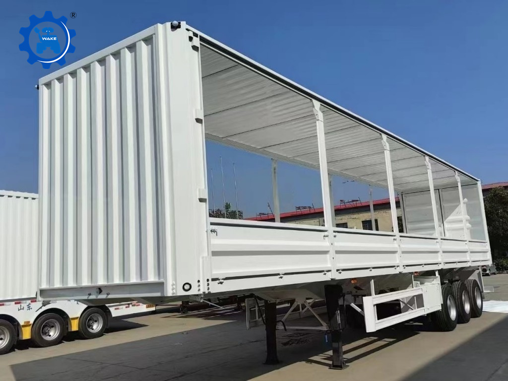 3 axle Curtain Side Trailer – wake